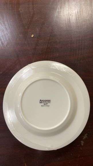 Arcoroc Zenix Intensity Plates, 6 1/4" Diameter, Made in France ...