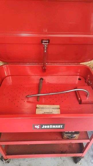 JobSmart Portable 20-Gallon Parts Washer with Two Shelves - McLaughlin ...