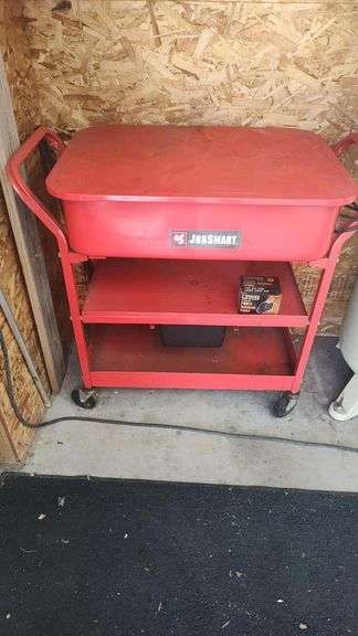 JobSmart Portable 20-Gallon Parts Washer with Two Shelves - McLaughlin ...