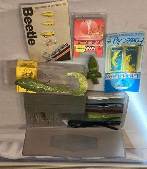 Blue Fox Foxee Jig Fishing Lures Set with Storage Box and Hooks ...