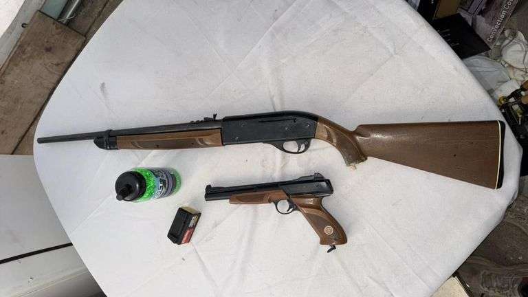 Crosman 766 Air Rifle, .177 Caliber, BB/Pellet, Includes Daisy ...