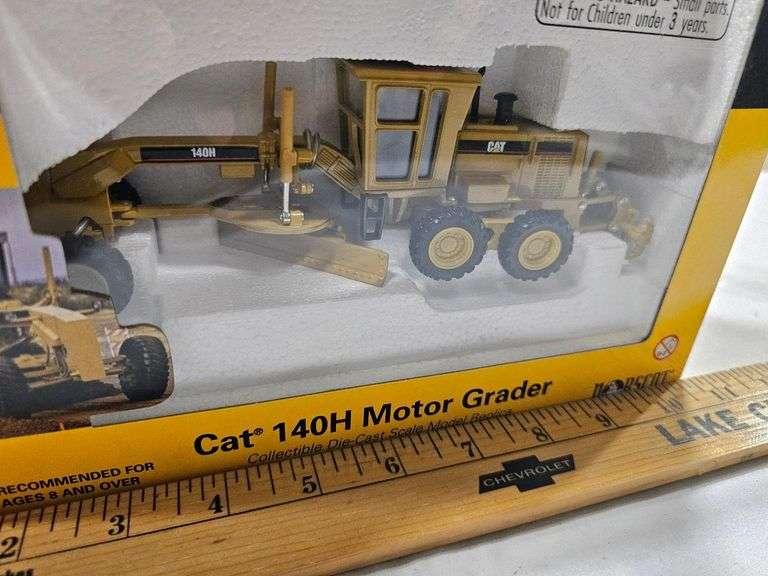 CAT 140H Motor Grader 1:50 Scale Die-cast Model by Norscot - McLaughlin ...
