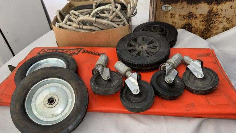 Coldgon Kneeling Pad, Wheels and Casters, KMTP2430 Model, 8" & 4 ...