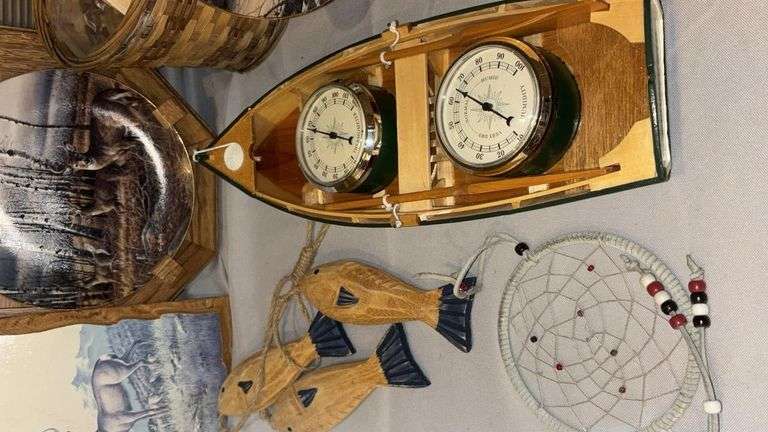 Terry Redlin Wildlife Plates, Barometer Boat, Decorative Collectibles ...