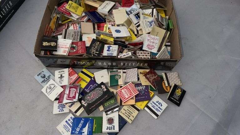 Vintage Matchbook Collection, Various Brands and Themes, Mid-to-Late ...