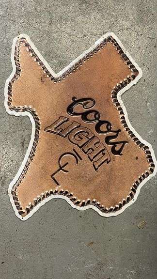 Coors Light Metal Beer Sign, Texas-Shaped Design, 21x20 Inches ...
