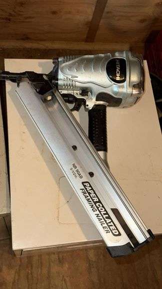 Hitachi NR90AD(S) Framing Nailer, 3-1/2" Nails, 70-120 PSI - McLaughlin ...