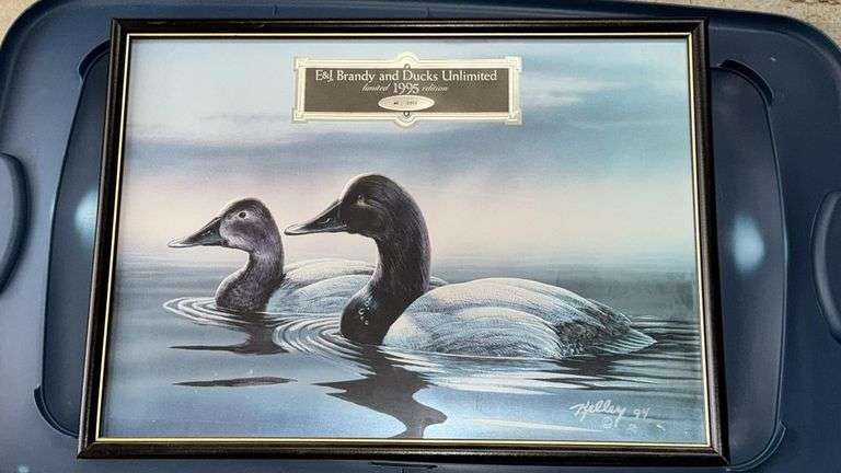 Ducks Unlimited E&J Brandy Limited Edition Framed Print 22x16 Inches ...