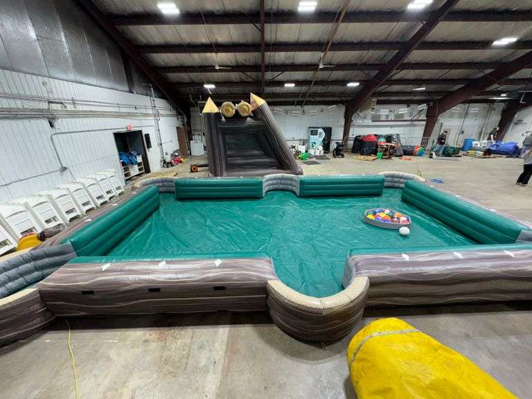 Human Billiards Inflatable - McLaughlin Auctioneers, LLC- mc-bid.com