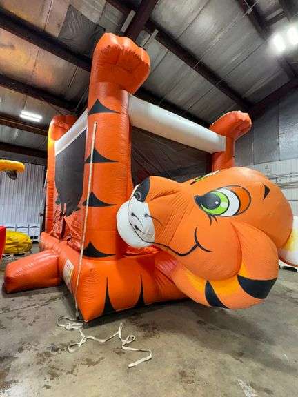 Tiger Belly Bounce Inflatable - McLaughlin Auctioneers, LLC- mc-bid.com