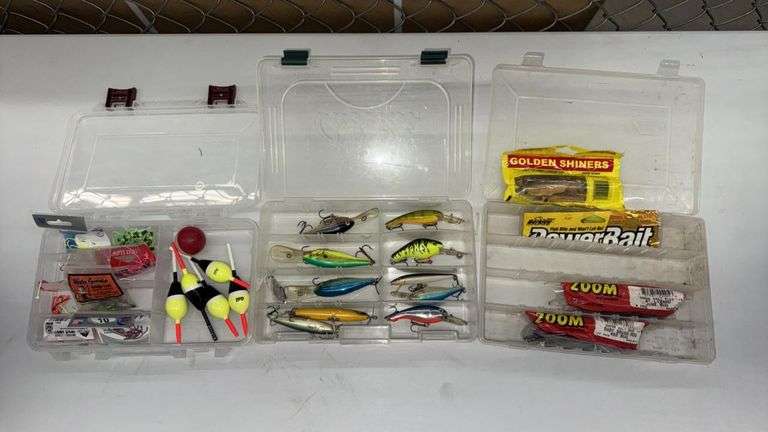 Fishing Tackle Box Set with Plano Organizer, Crankbait Lures, Soft ...