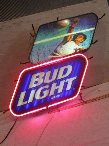 BUD LIGHT SIGN - Montgomery Auction & Realty, LLC