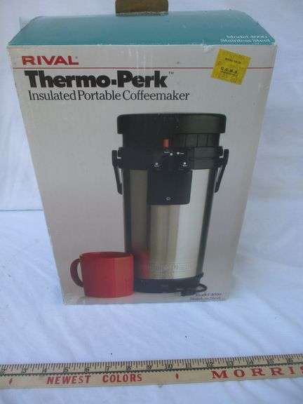 RIVAL PORTABLE COFFEE MAKER - Montgomery Auction & Realty, LLC