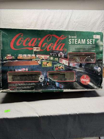 K line Coca-Cola steam train set. O gauge electric train featuring ...