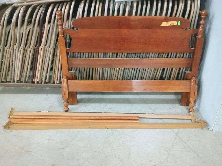 Full Size bed frame - Mensendiek Real Estate and Auction Professionals