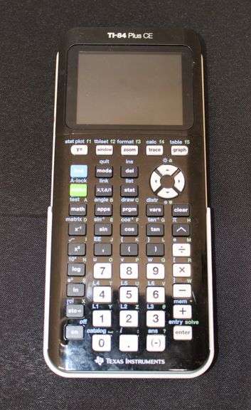 Texas Instruments TI-84 - Mensendiek Real Estate and Auction Professionals