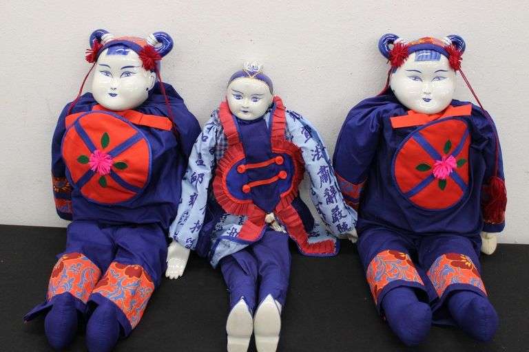 Vintage Chinese Dolls - Mensendiek Real Estate and Auction Professionals
