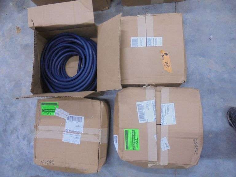 4 boxes of pin tar aquatic 50 psi hose 3/8 by 100 feet each box ...