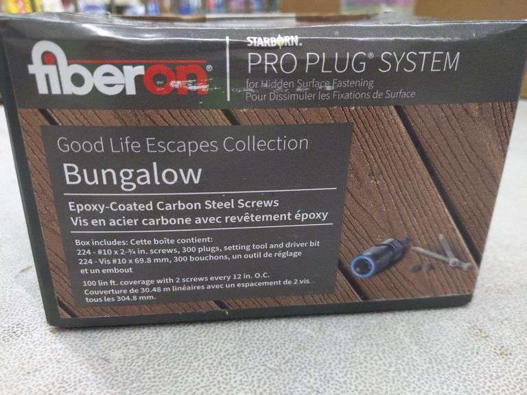 Starborn Pro Plug System for Fiberon Bungalow Decking - 100 Square Feet ...