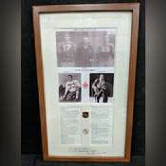 Framed Sports Memorabilia Photo Print Hand Signed By Don Loney -Doug ...