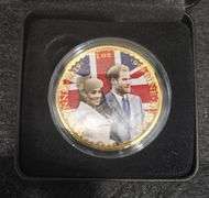 2019 Britannia Prince Harry and Meghan Markle 1oz Silver Coin - Mariner ...