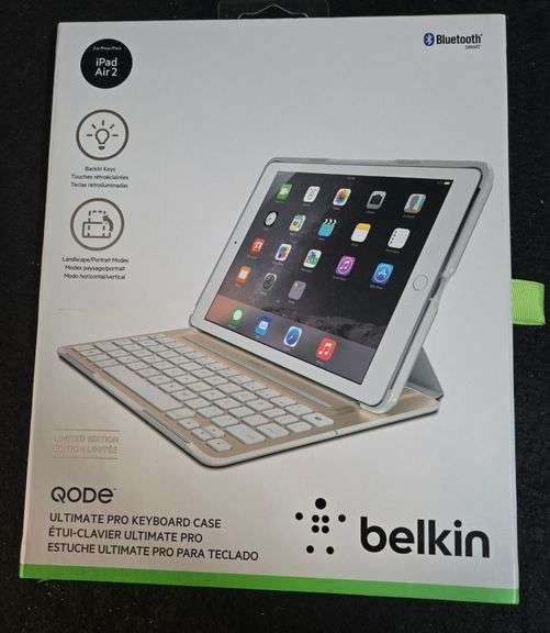 iPAD Air 2 Belkin Ultimate Pro Keyboard Case - Mariner Auction ...