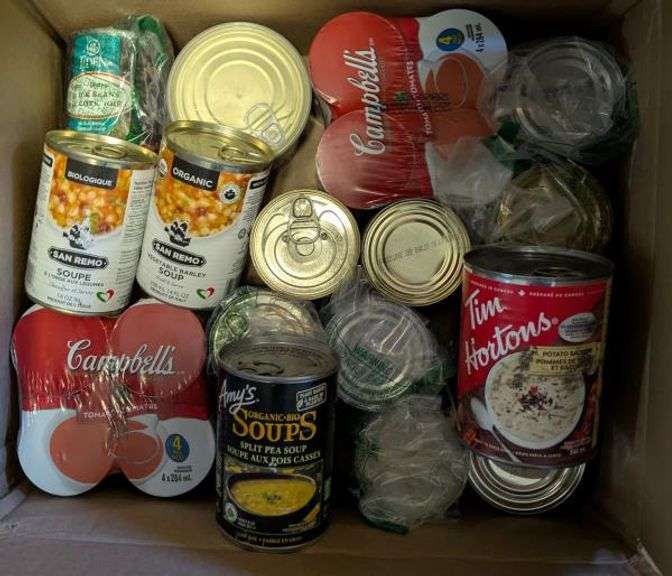 Lot of Assorted Canned Goods - Mariner Auction Marketplace Limited