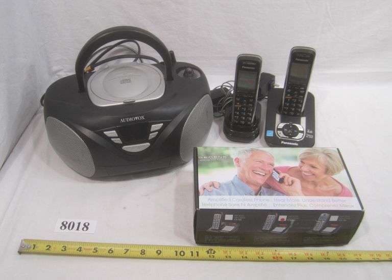Amplified cordless phone, cordless phones, boom box. - Mark Van Hook ...
