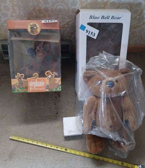 Blue Bell Bear teddy bear w/ recordable voice box, Stephanie & Scoobie ...