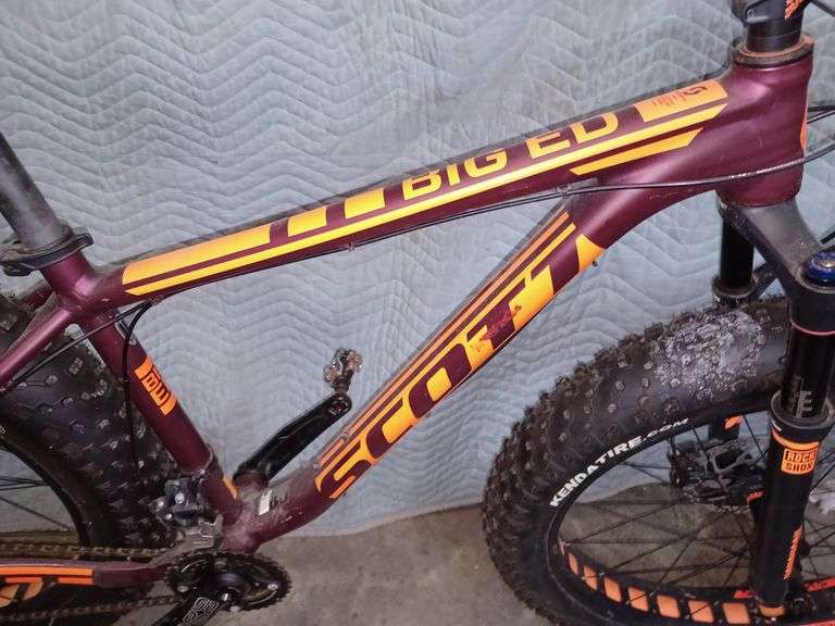 Scott Big Ed "Fat Bike" bicycle - Mark Van Hook, Auctioneer