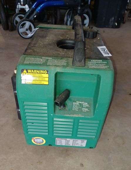 Coleman Powermate 1850 portable generator - Mark Van Hook, Auctioneer