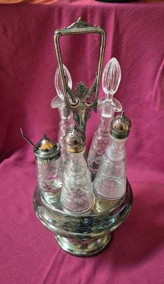 Victorian caster set - Mark Van Hook, Auctioneer