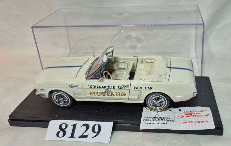 Franklin Mint 1964 1/2 Ford Mustang Indy 500 pace car diecast car in ...