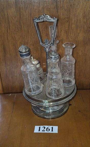 Victorian Castor set - Mark Van Hook, Auctioneer