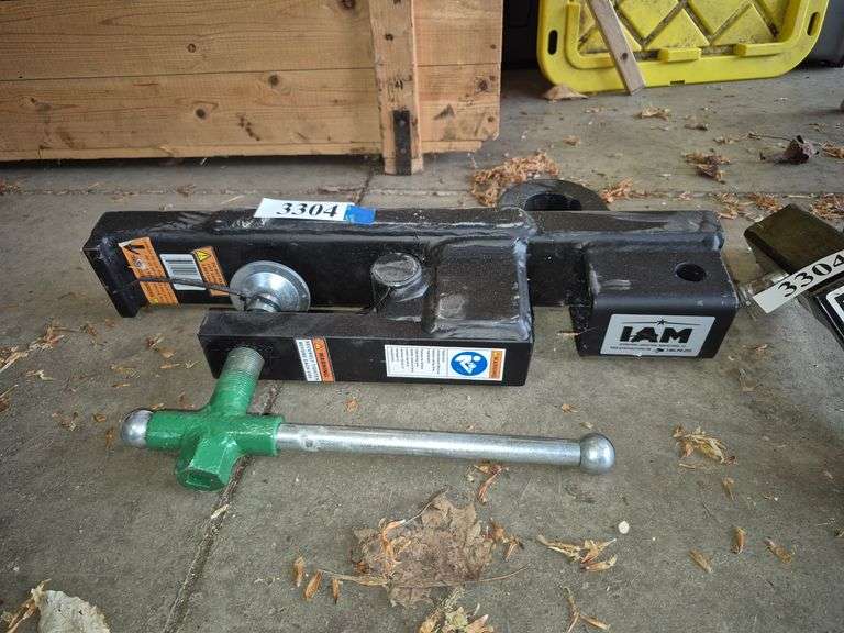 IAM clamp-on hitch receiver, trailer hitch with 1 and 7/8 inch ball ...