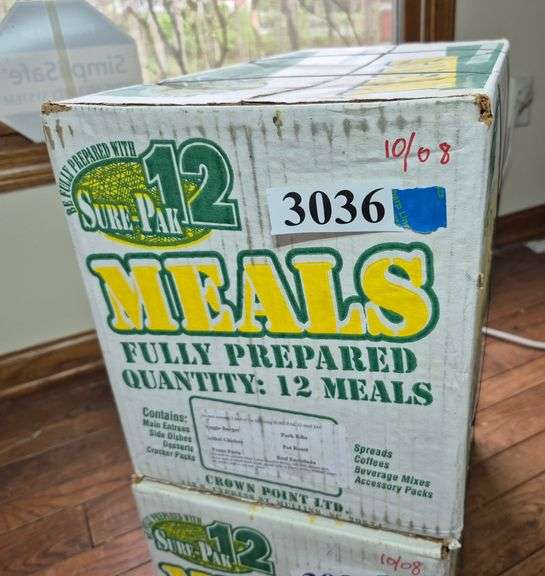 24 Sure-Pak fully prepared meals sealed in two boxes - Mark Van Hook ...