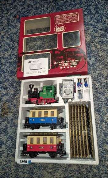 LGB train set in box - Mark Van Hook, Auctioneer
