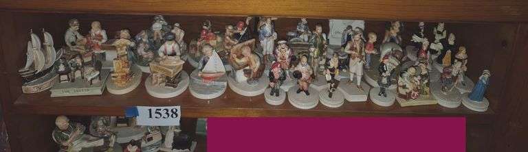 Collection of Sebastian miniature figurines - Mark Van Hook, Auctioneer