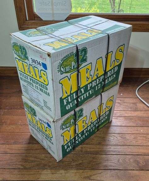 24 Sure-Pak fully prepared meals sealed in two boxes - Mark Van Hook ...