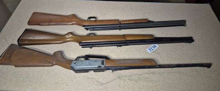Three BB guns - Mark Van Hook, Auctioneer