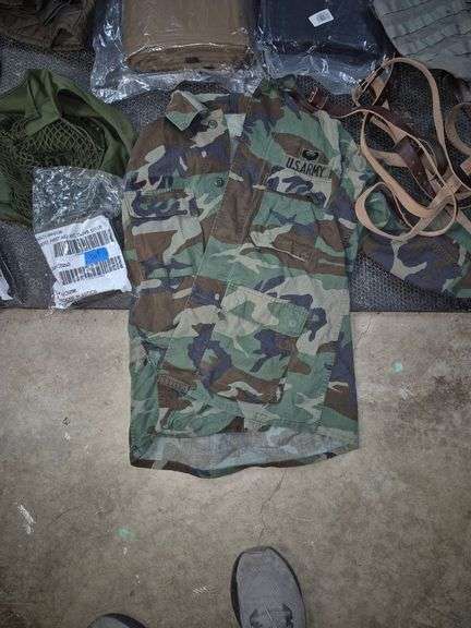 Military surplus items - Mark Van Hook, Auctioneer