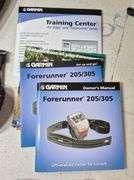 Garmin Forerunner 205 with charger software and heart rate monitor ...