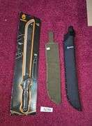 Gerber dual blade Gator machete with sheath in packaging, two machete ...