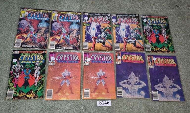 Ten comic books - Mark Van Hook, Auctioneer