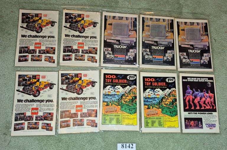 Ten comic books - Mark Van Hook, Auctioneer