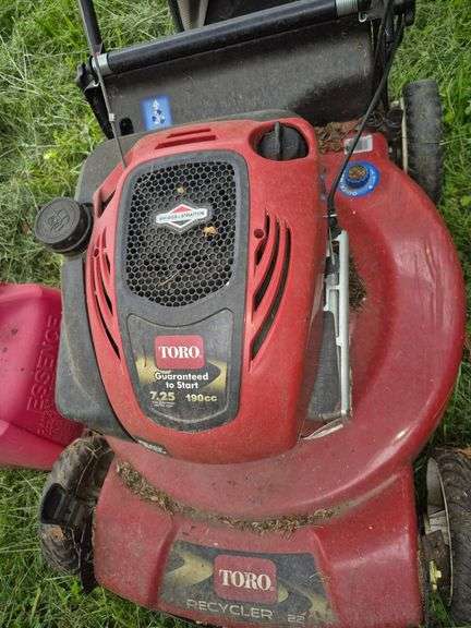 Toro recycler self-propelled rear bagging 22-in mower - Mark Van Hook ...