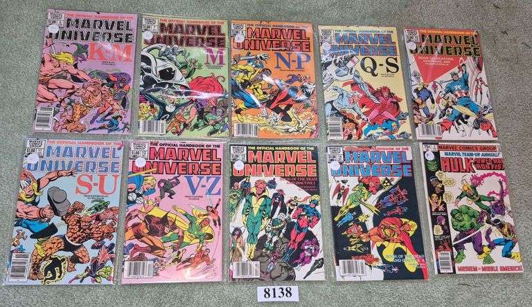 Ten comic books - Mark Van Hook, Auctioneer