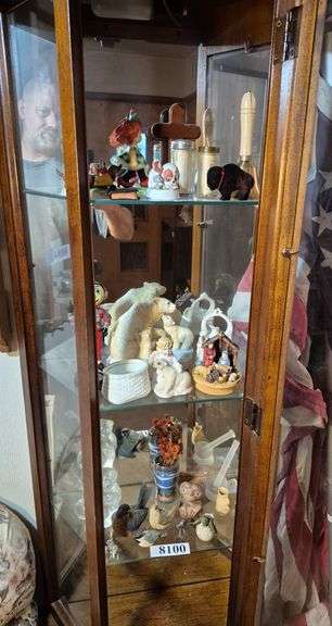 Figurines, Brutus Buckeye nodder, Etc - Mark Van Hook, Auctioneer