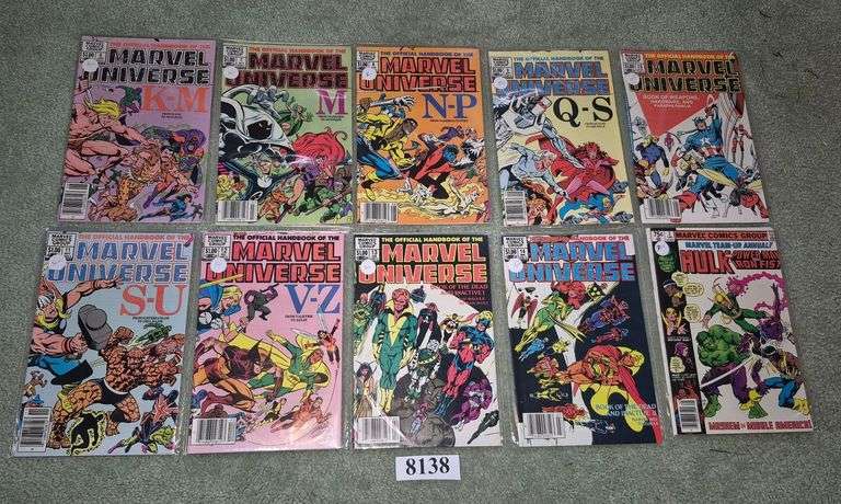 Ten comic books - Mark Van Hook, Auctioneer