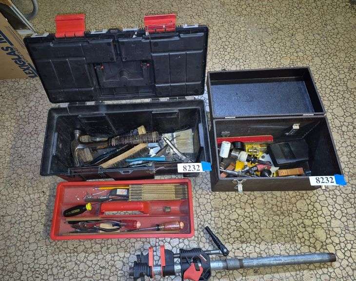Hand tools, clamp, hardware, plastic toolbox, Etc - Mark Van Hook, Auctioneer
